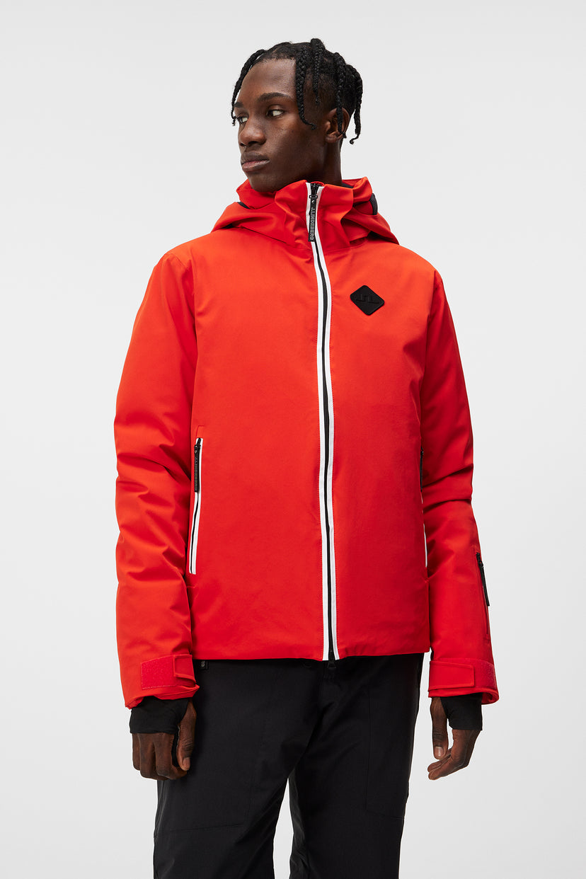 Ray Hybrid Jacket / Fiery Red – J.Lindeberg