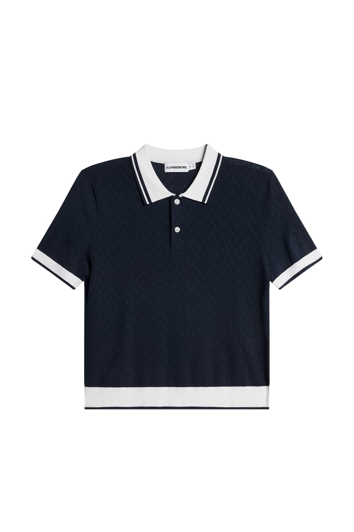 Polly Pointelle Polo / JL Navy – J.Lindeberg