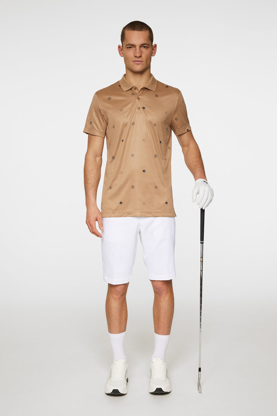 Club House Motif Polo / Golf Micro Tigers Eye S – J.Lindeberg