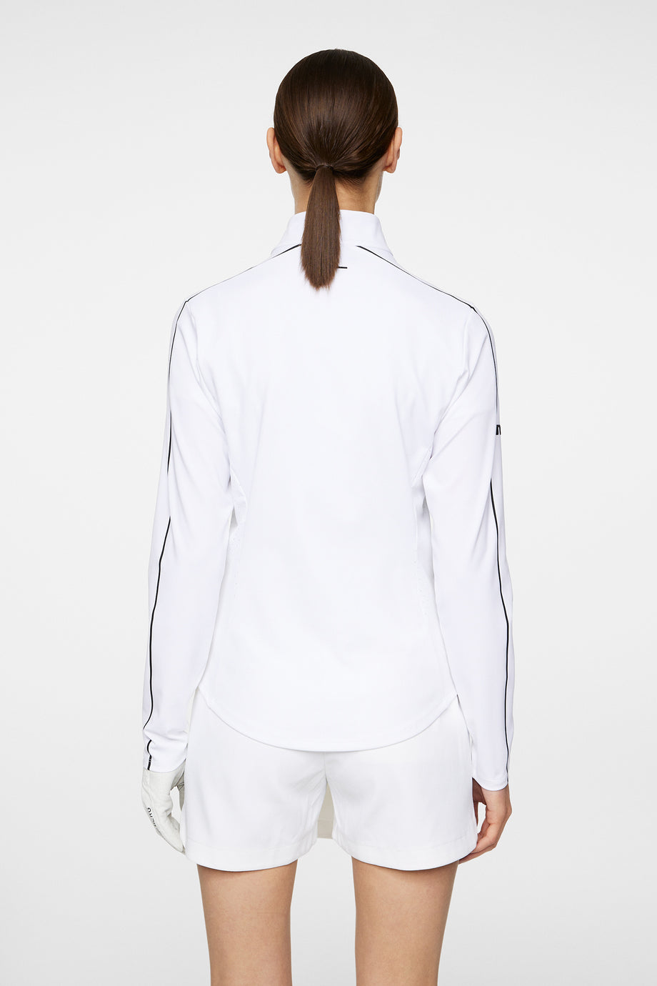 Adiola Quarter Zip Mid Layer / White – J.Lindeberg