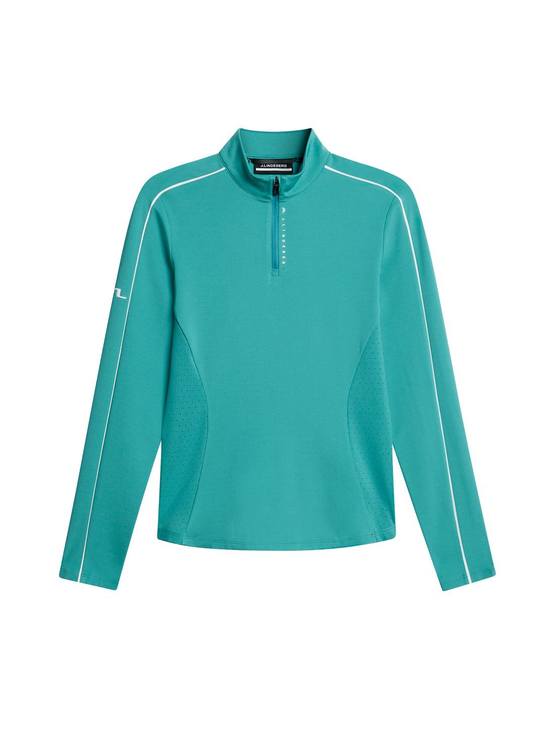 Adiola Quarter Zip Mid Layer / Teal – J.Lindeberg