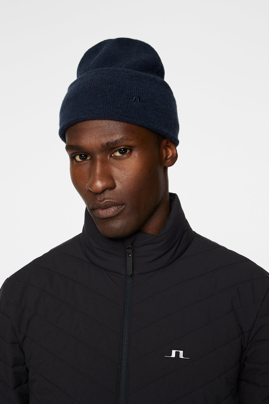 Diamond Alpaca Mix Hat / JL Navy – J.Lindeberg