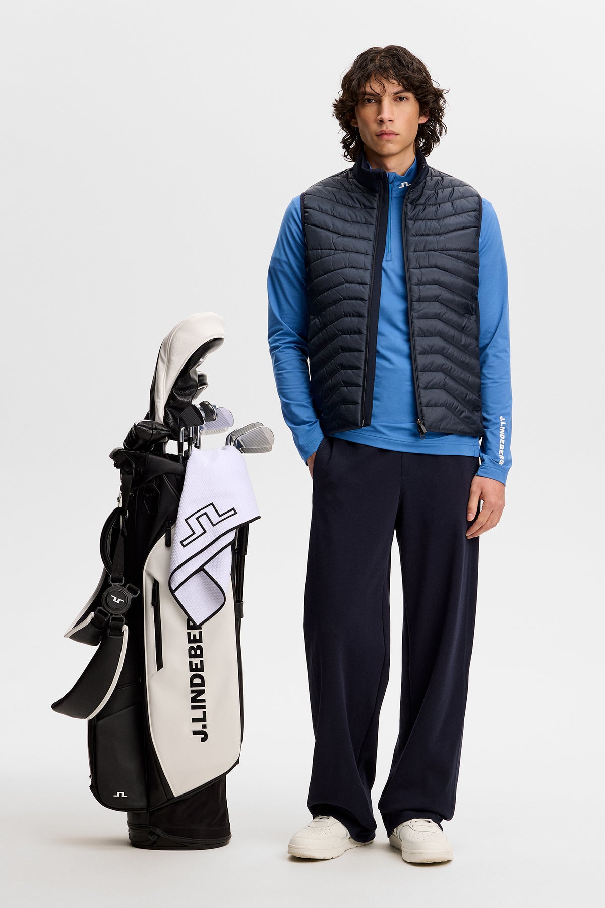 Tour Tech Mid Layer / Federal Blue – J.Lindeberg