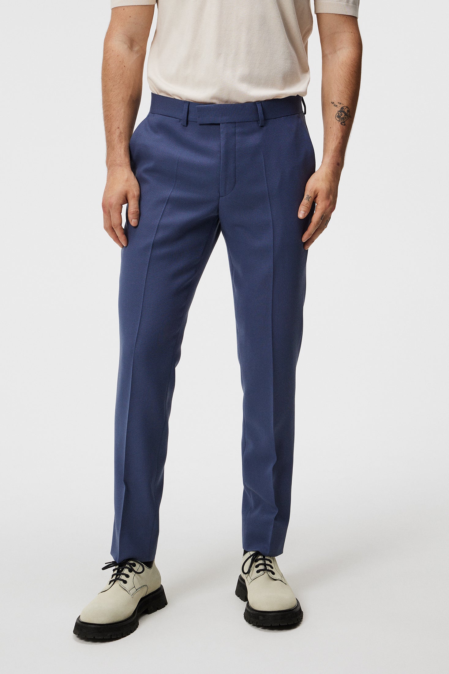 Grant Active Hopsack Pants / Bijou Blue – J.Lindeberg EU