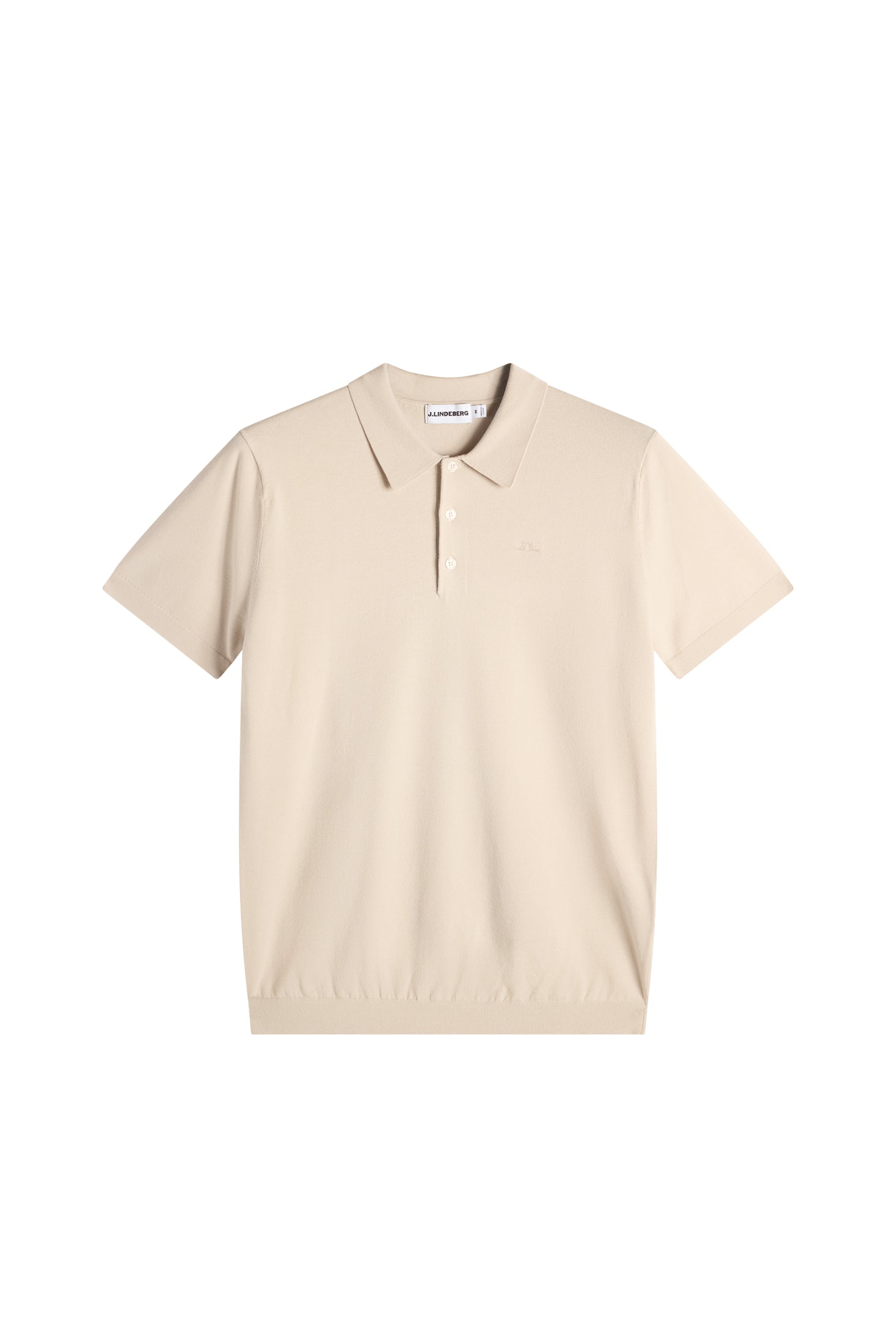 Ridge Knitted Polo / Moonbeam – J.Lindeberg