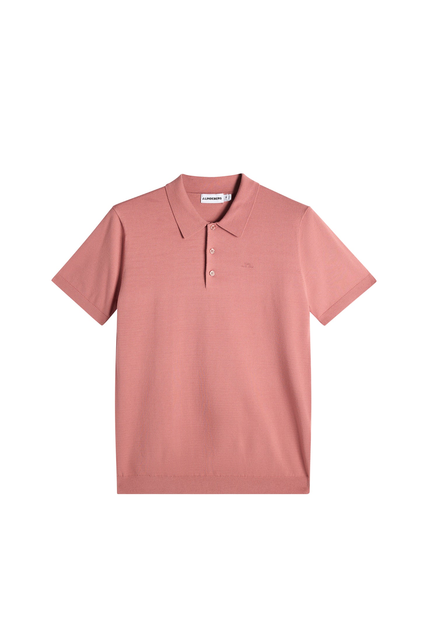 Ridge Knitted Polo / Withered Rose – J.Lindeberg