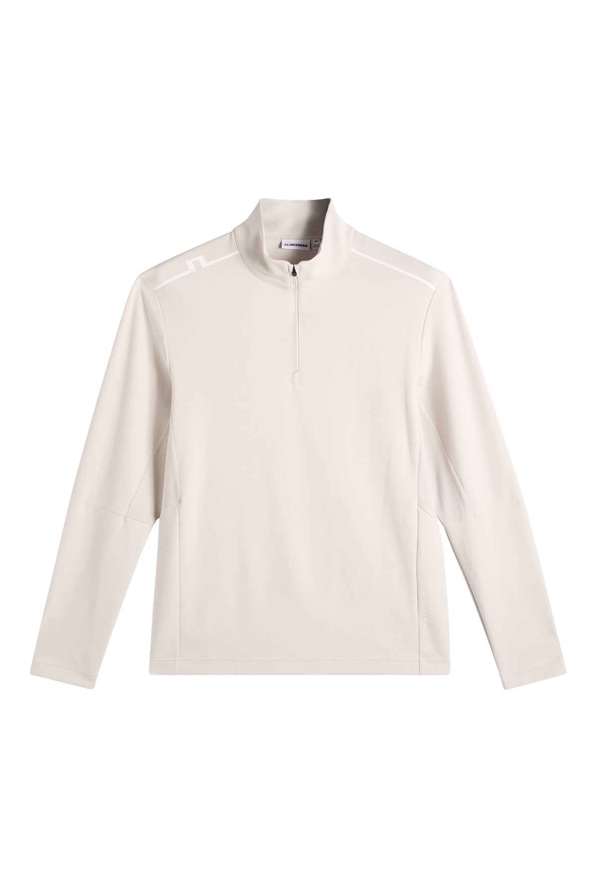 Leon Quarter Zip Mid Layer / Moonbeam – J.Lindeberg