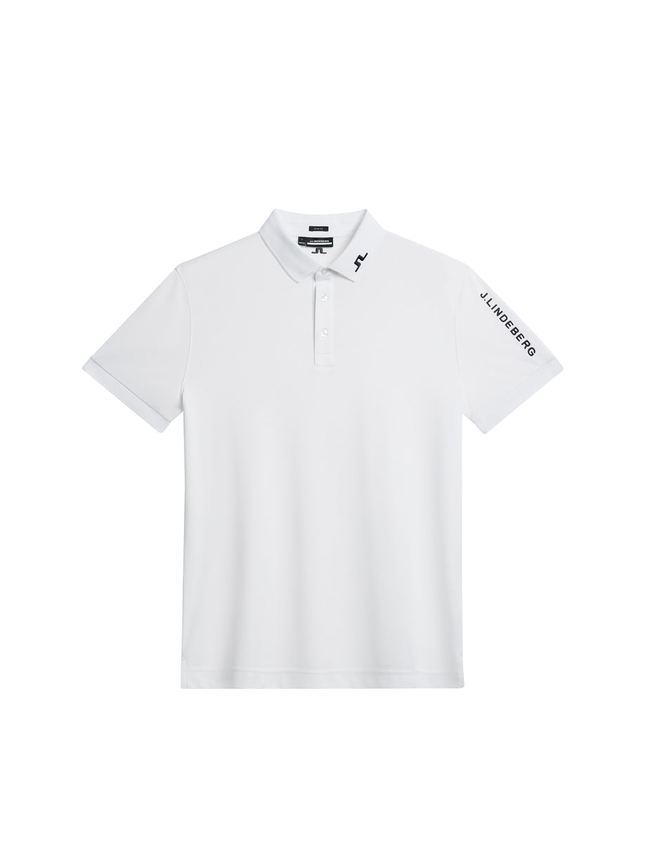 Tour Tech Slim Fit Polo / White – J.Lindeberg
