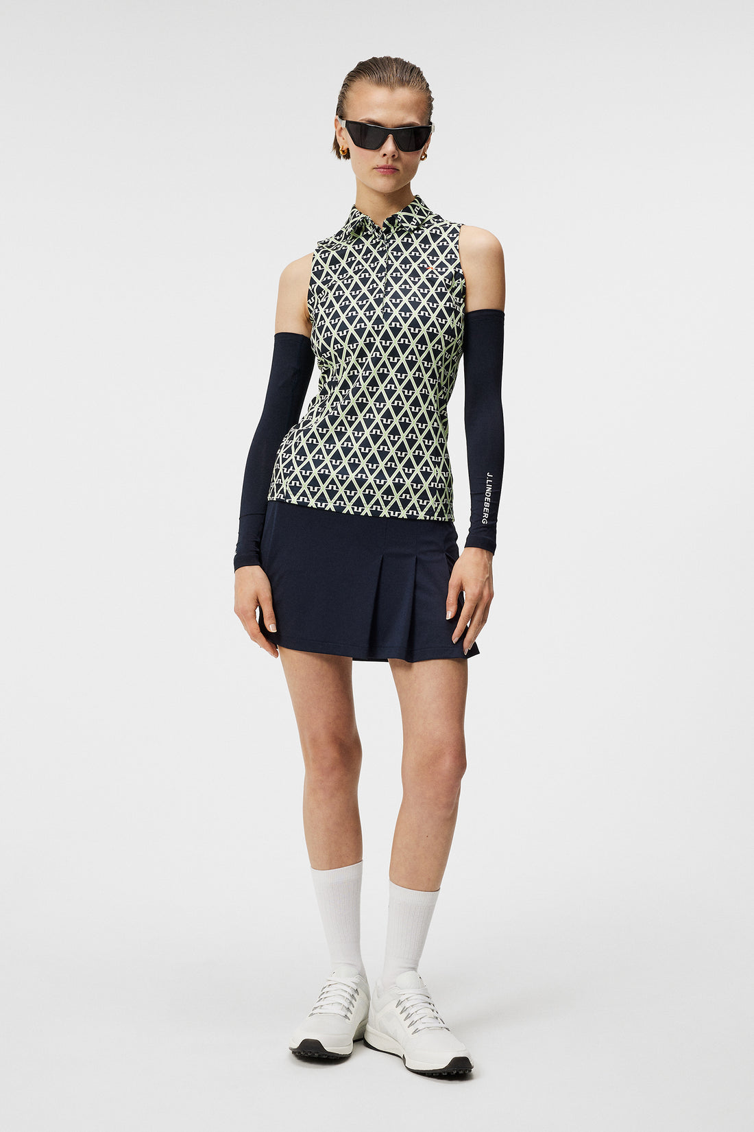 Dena Print Sleeveless Top / Geo JL Navy – J.Lindeberg