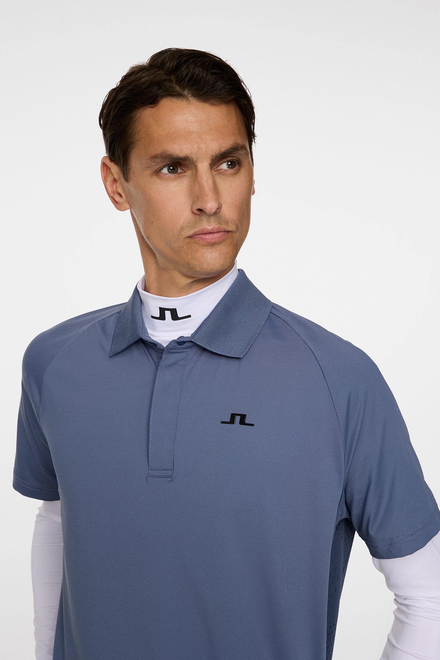 Ray Hybrid Polo / Vintage Indigo – J.Lindeberg EU