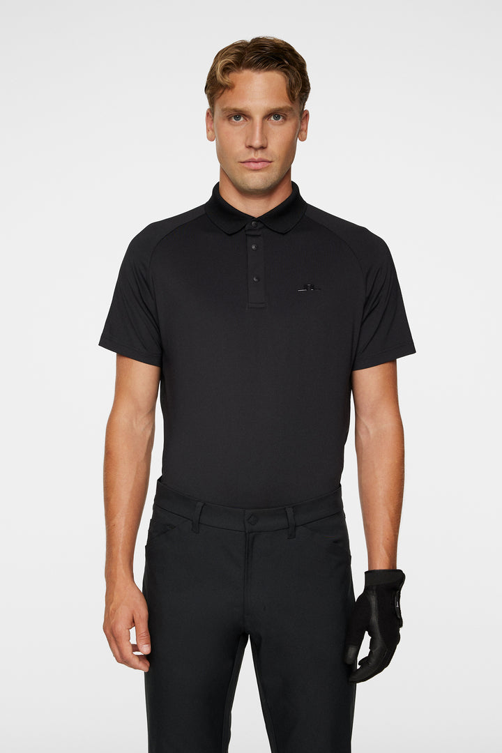 Tech Hybrid Polo / Black – J.Lindeberg