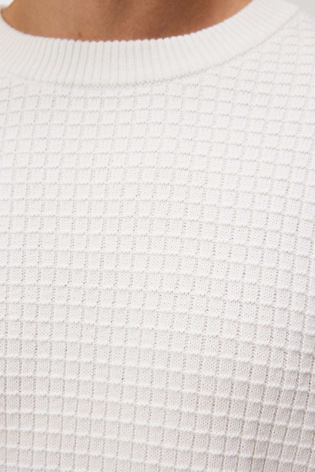 Archer Structure Sweater / Cloud White – J.Lindeberg