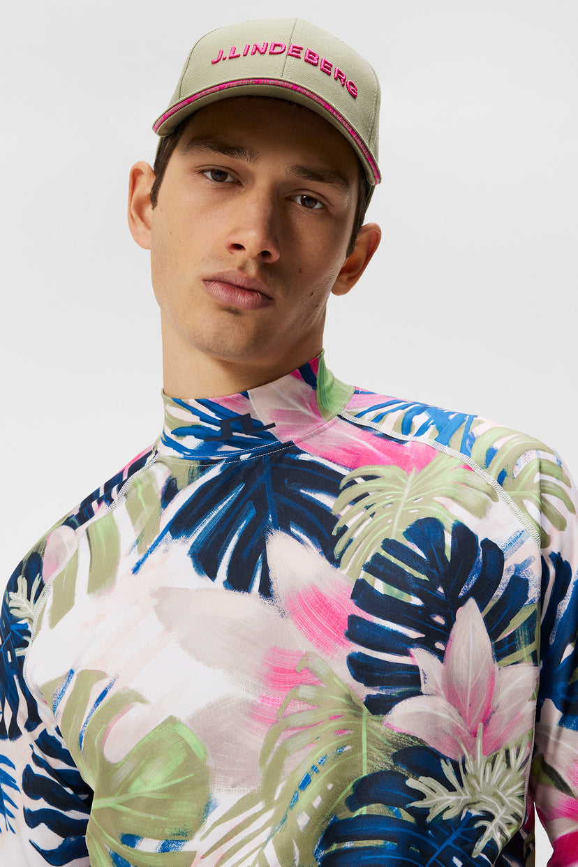 Aello Soft Compression Print / Calypso Oil Green – J.Lindeberg