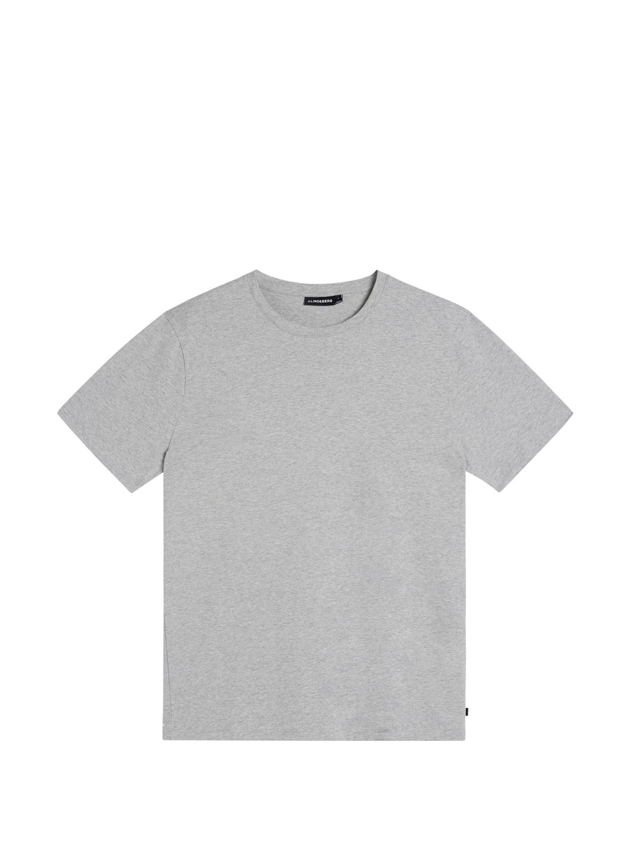Sid Basic Cotton Tee / Light Grey Melange – J.Lindeberg