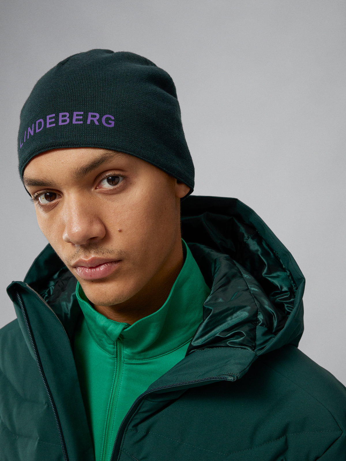Logo Merino Windbreaker Hat / Ponderosa Pine – J.Lindeberg