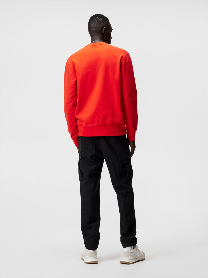 Chip Crew Neck Sweatshirt / Fiery Red – J.Lindeberg