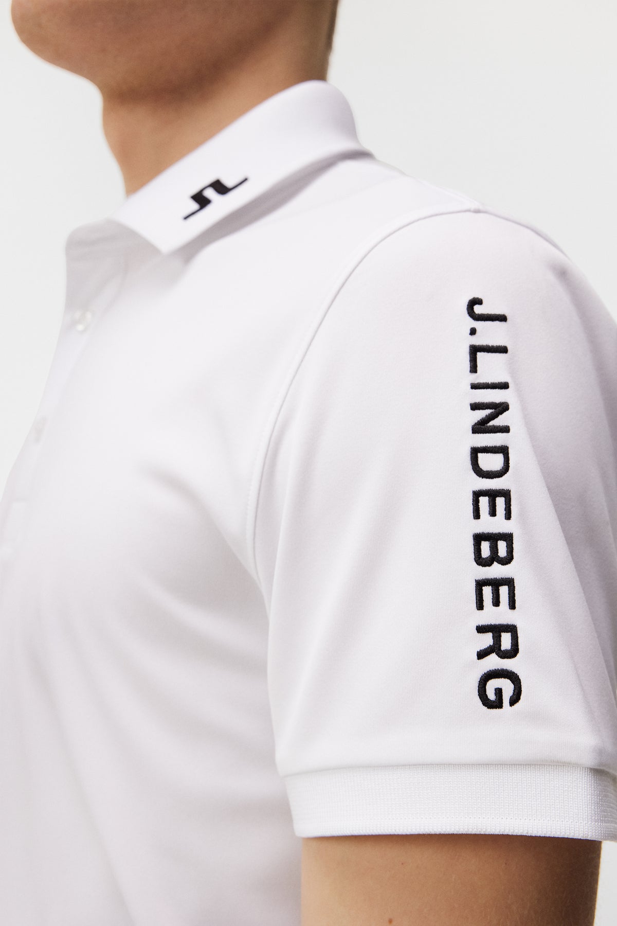 Tour Tech Slim Fit Polo / White – J.Lindeberg